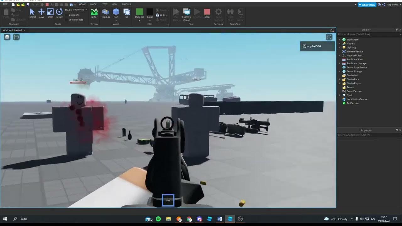Roblox Studio Gun System V1 (WildLand Survival) - YouTube