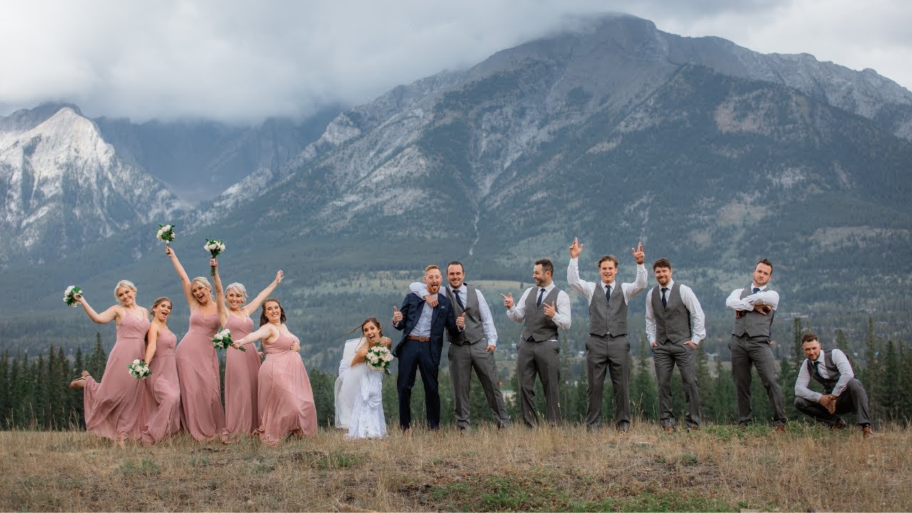 Canmore Wedding Celebration // Highlight // Ashleigh & Russell - YouTube