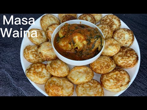HOW TO MAKE MASA AT HOME| WAINA | RICE PANCAKE | EASY AND TASTY FLUFFY ...