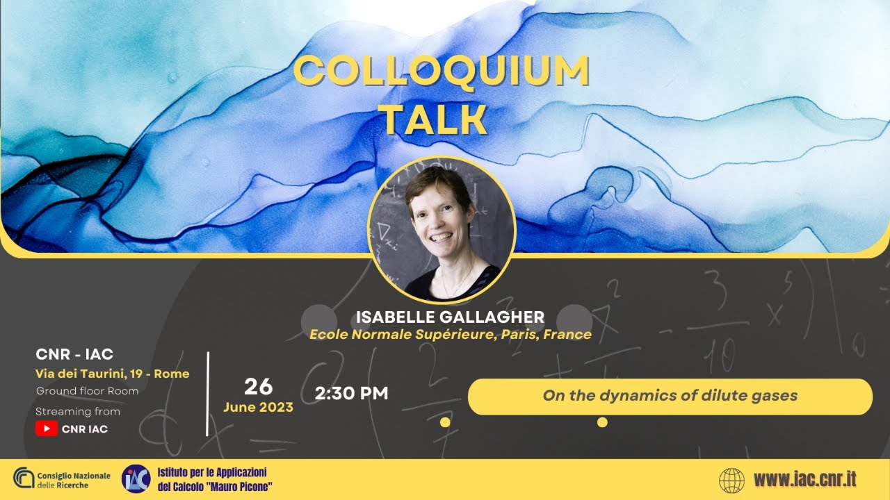 COLLOQUIUM TALK - Isabelle Gallagher - YouTube