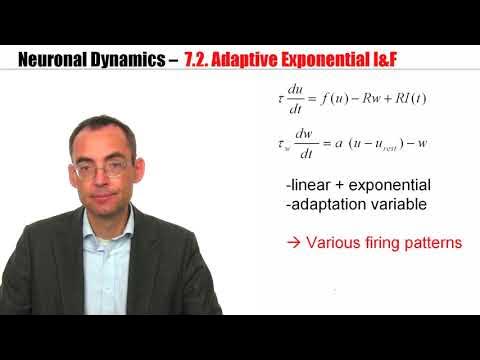 CNS7.2A - AdEx : Adaptive exponential integrate-and-fire - YouTube