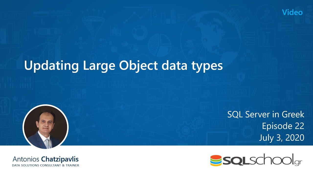 Updating Large Object Data Types Youtube