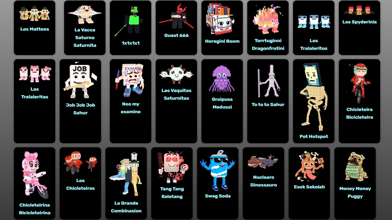 I Pronounced ALL Brainrot Names in Steal a Brainrot 💀 - YouTube