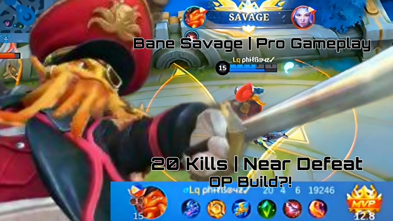 Pro Bane User Got Savage + Nearly Got Defeated + | MLBB Bane Gameplay | pнιlвoyzgaмιngツ - YouTube