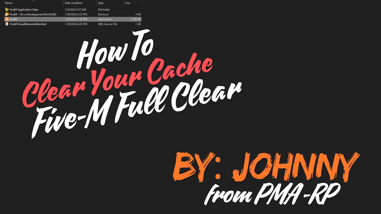 PMA-RP Cache Clearing Steps - YouTube