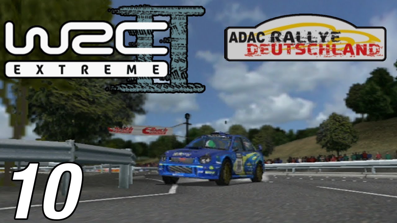 Let's Play WRC II Extreme - Part 10 - ADAC Rallye Deutschland - YouTube