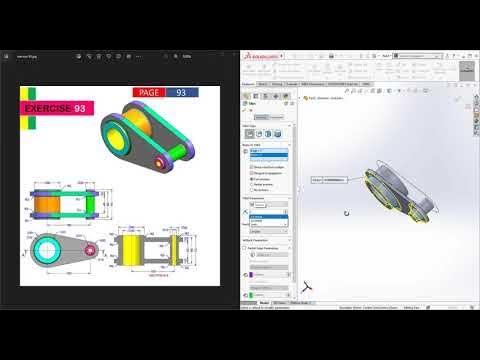 Exercise 19 Solidworks challenge(200) solidworks course - YouTube