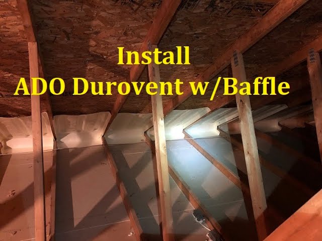 Durovent Attic Ventilation System Attic Ventilation Installation