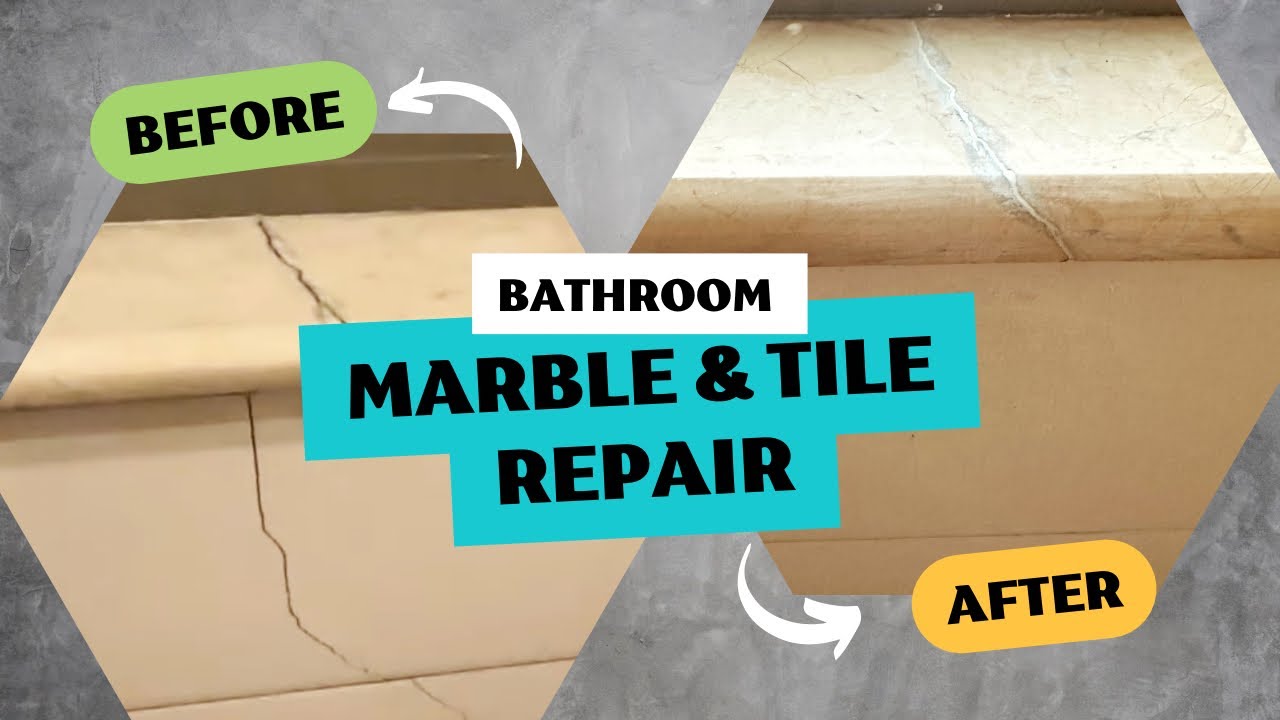 DIY Marble and Tile Repair Using Ceramic Paste! - YouTube