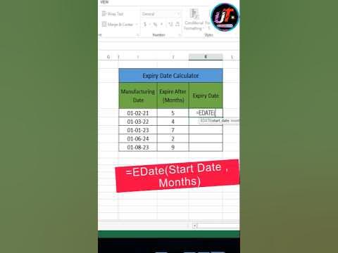 How to Find Expiry Date in Excel // Ms Excel Tips and Tricks #excel #tricks #shorts #word #yt ...