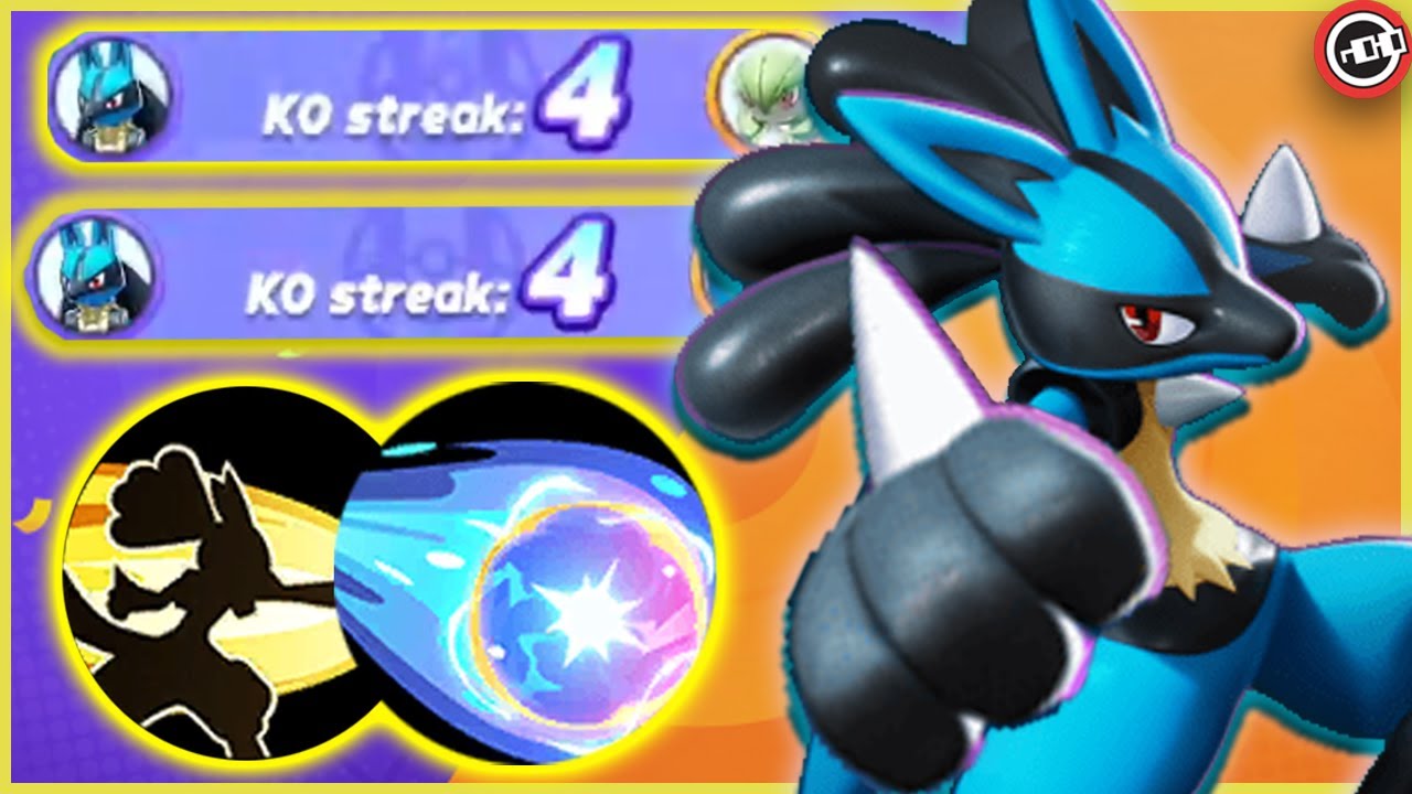 BIGGEST PUNCH LUCARIO | HUUGE One Shots | Pokemon UNITE - YouTube