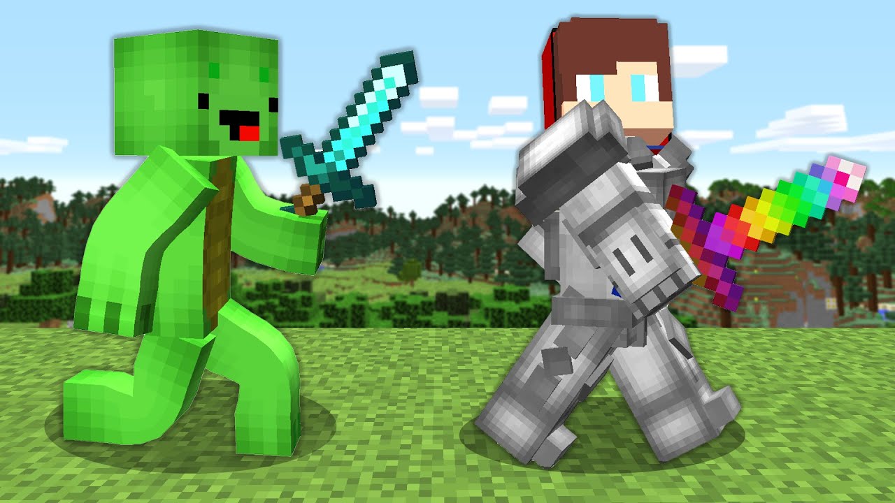 OVERPOWERED Speedrunner VS Hunter in Minecraft Challenge - Maizen - YouTube