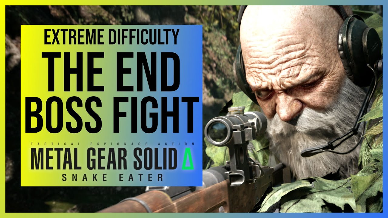 Metal Gear Solid 3 Remake Delta: The End Boss Fight (Extreme Difficulty ...