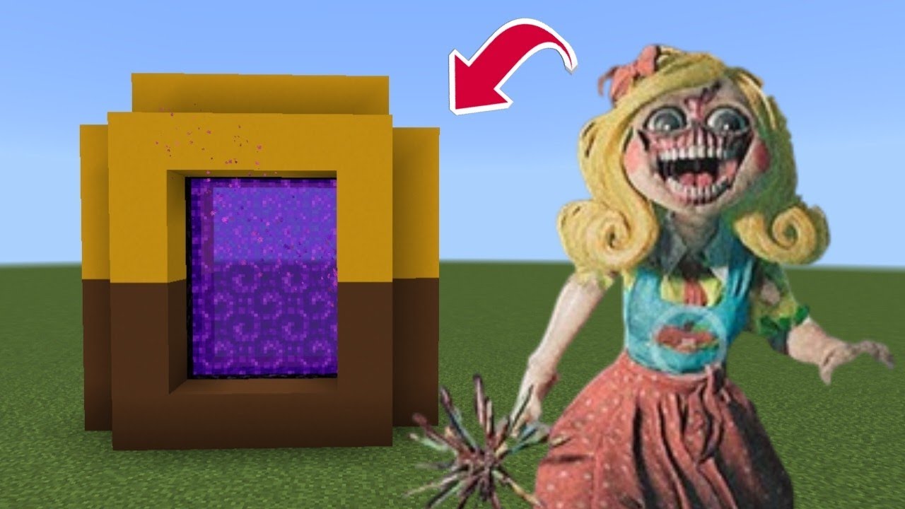 Membuat Portal Miss Delight (Poppy Playtime) ~ Minecraft PE - YouTube