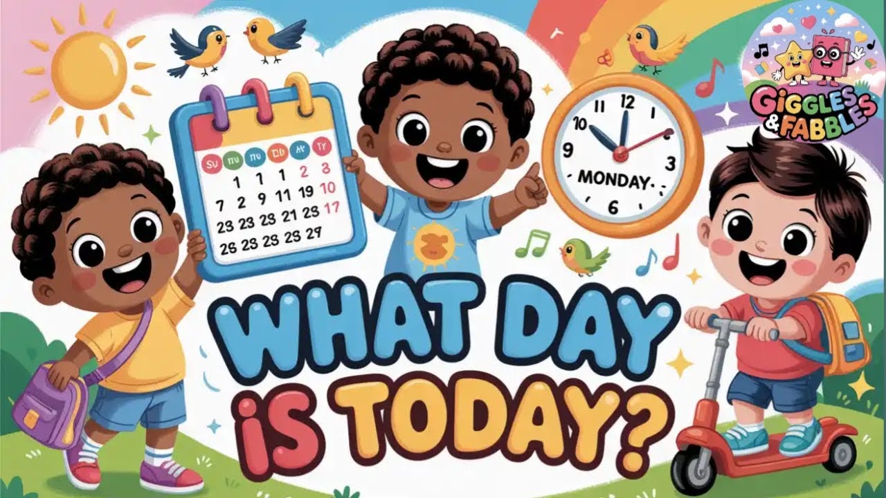 What Day🗓️ Is Today? 🌞 | Days of the Week Song for Kids 🕺💃| Learn with ...