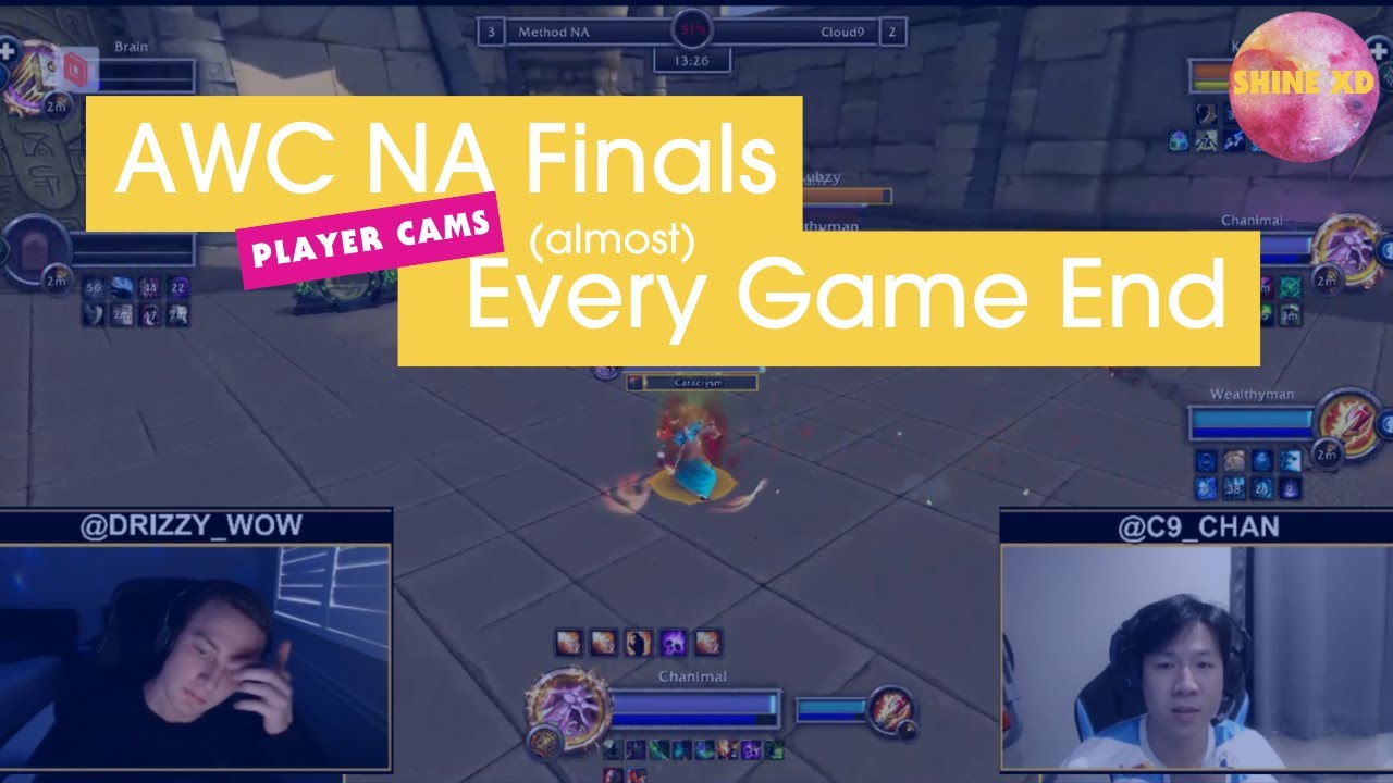 Player Cams for (almost) Every Game End | AWC 2021 NA Finals - YouTube