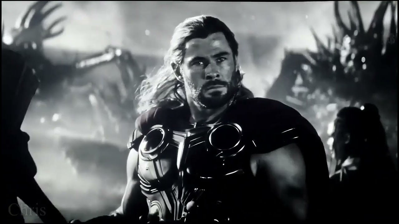 Thor, Mighty Thor And Valkyrie Vs Gorr Fight Scene HD Shadow Realm ...