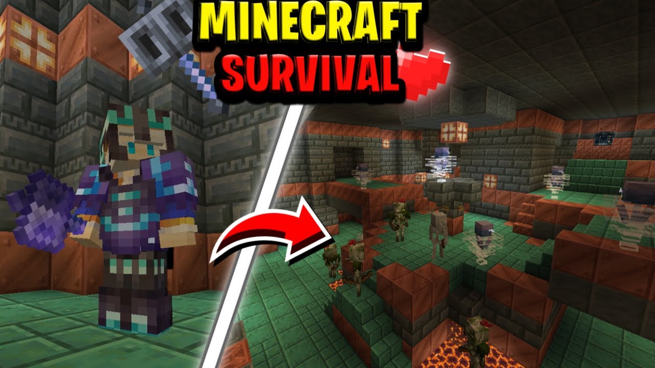Getting Mace In||Minecraft Survival|*Powerful*||1.21 Trial Update ️😘 ...