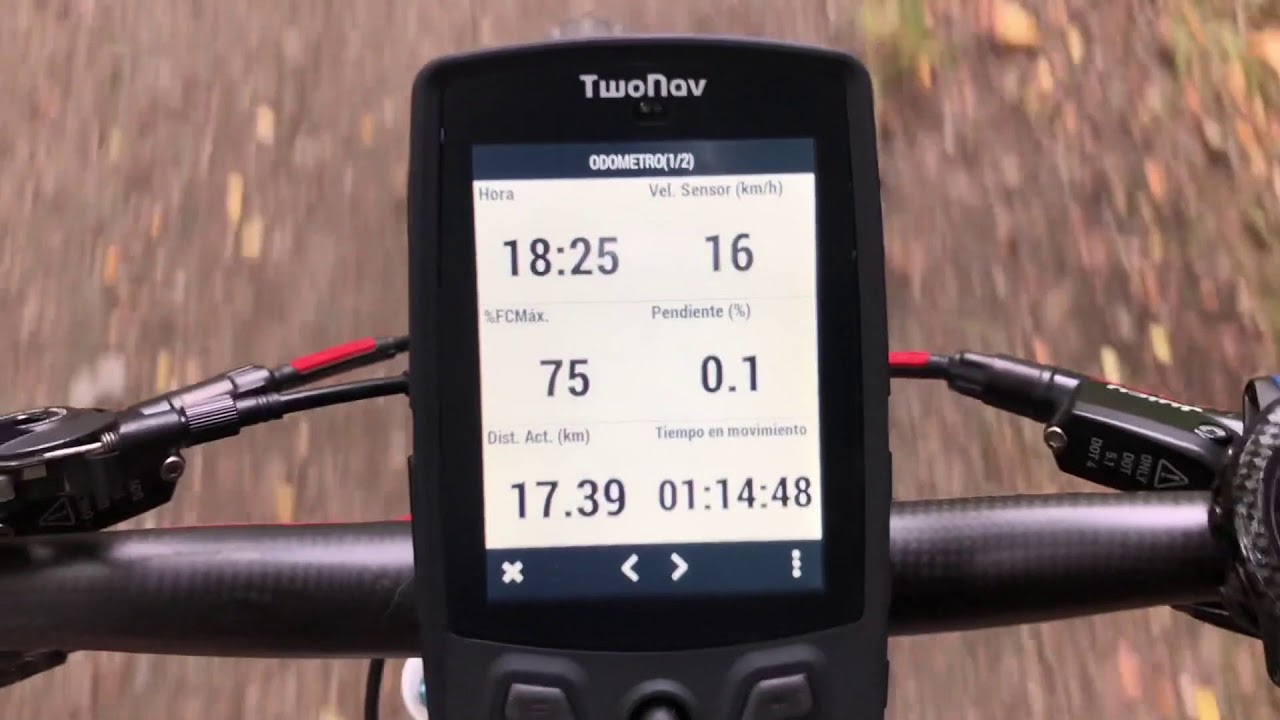 Teaser, Twonav Trail bike con lámina anti reflejo - YouTube