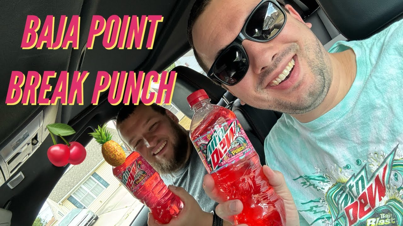 MTN DEW BAJA POINT BREAK PUNCH TASTE TEST! - YouTube