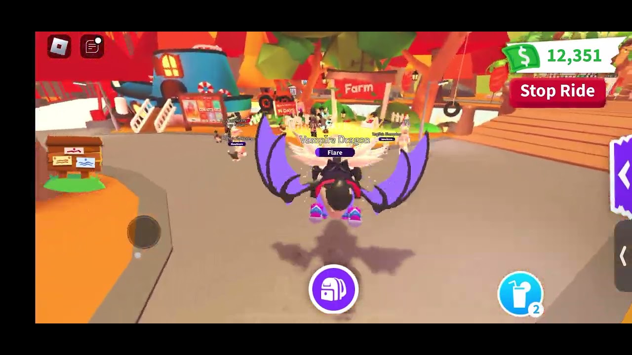 Roblox Adopt me: Playing New farm pets and backpack update!! #adoptme ...