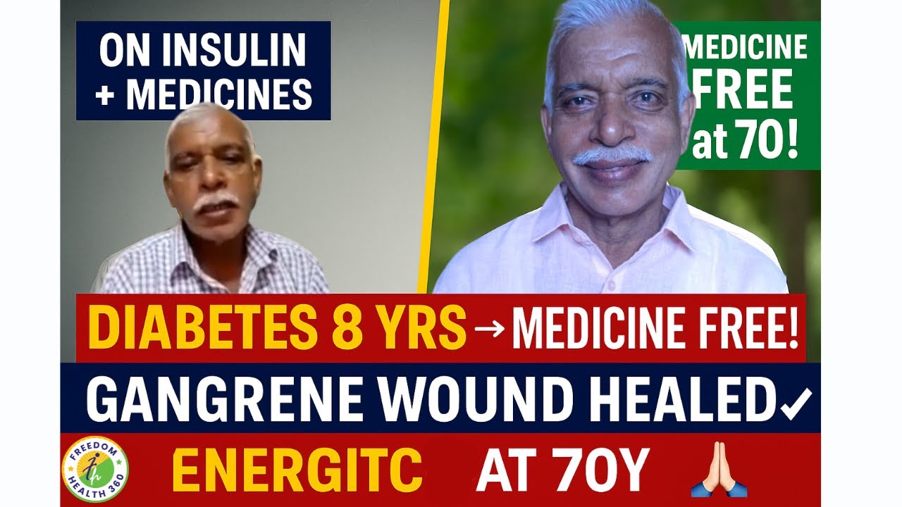 70-Year-Old Reverses Diabetes, High BP & Gangrene Naturally | Medicine ...