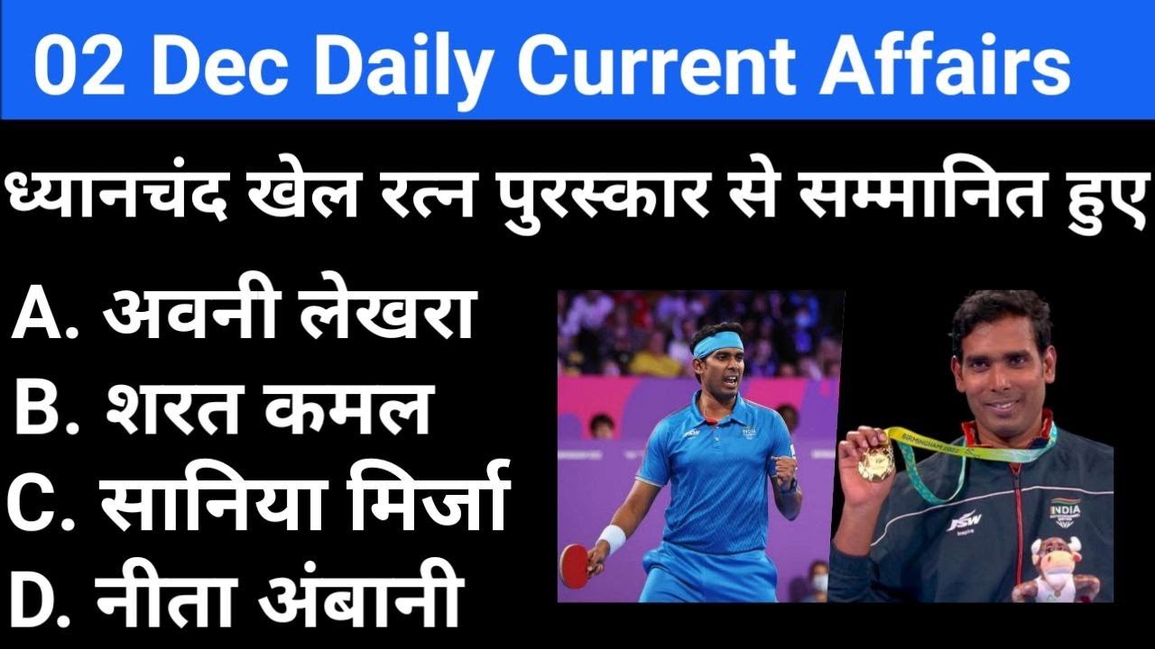 Best for daily Current Affairs| 02 Dec current affairs 2022 By Pradeep sir - YouTube