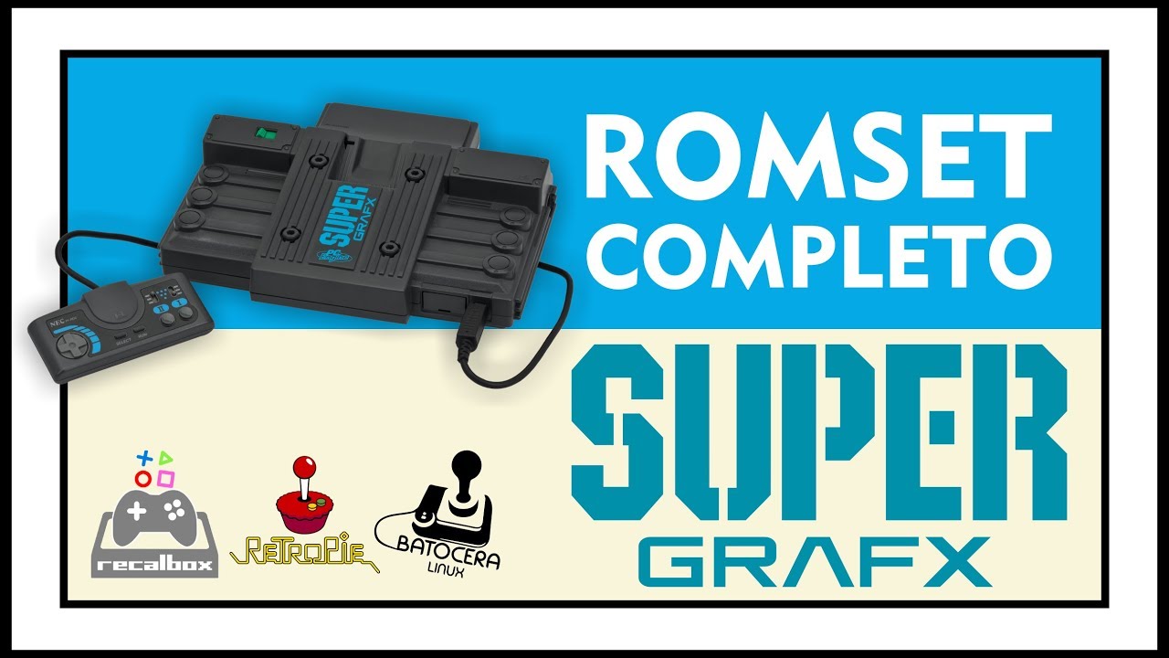 ROMSET COMPLETO DE SUPERGRAFX - YouTube