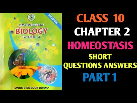 class 10 biology chapter 2 homeostasis solved exercise(short question ...