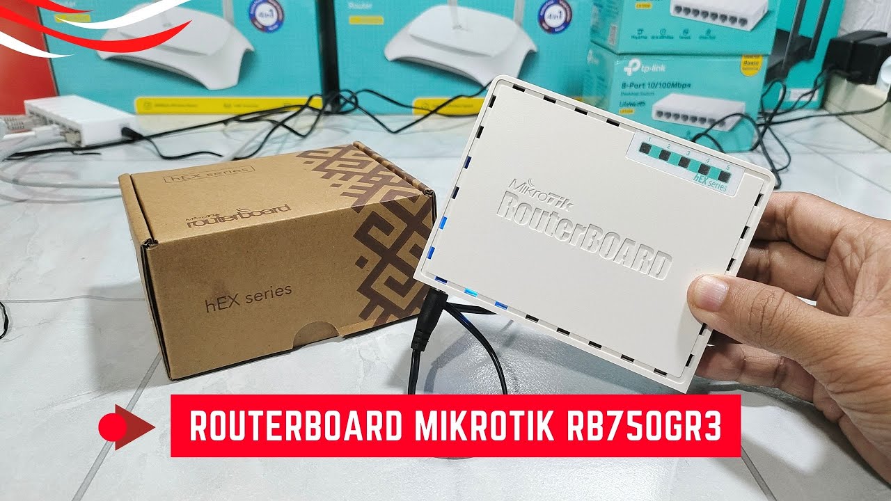 Unboxing Routerboard Mikrotik RB750GR3 Cocok Untuk Membuat Jaringan ...
