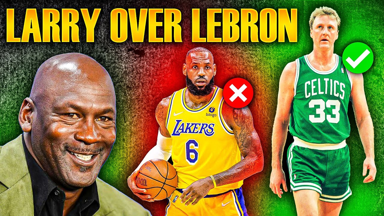 Michael Jordan Picks Larry Bird over LeBron James | Best Small Forward ...