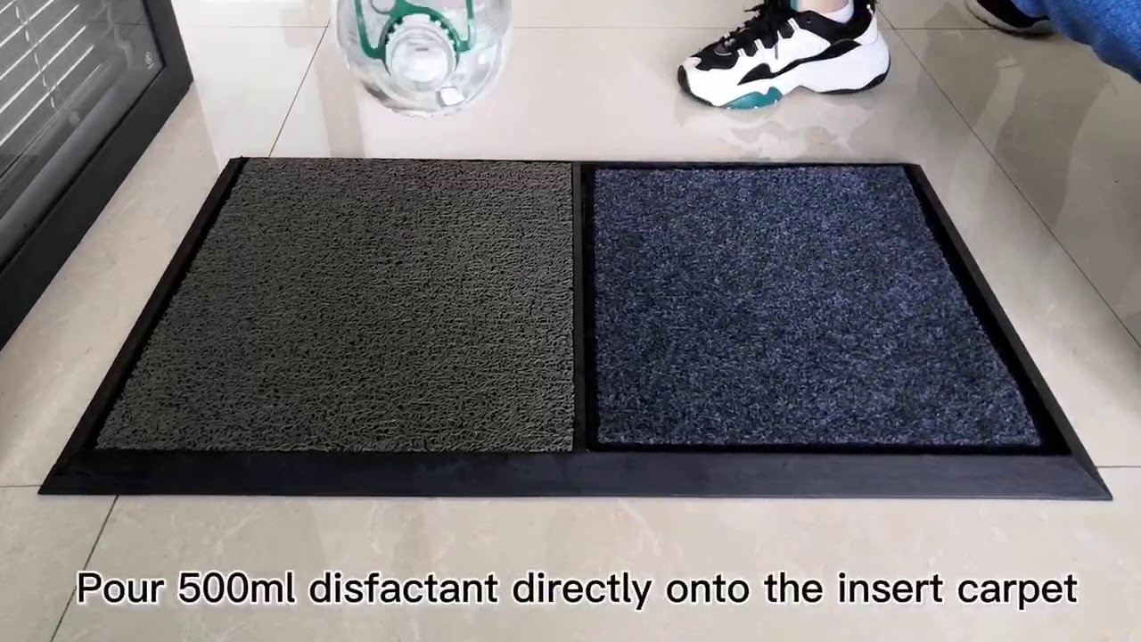 double use sanitizing drying mat - YouTube
