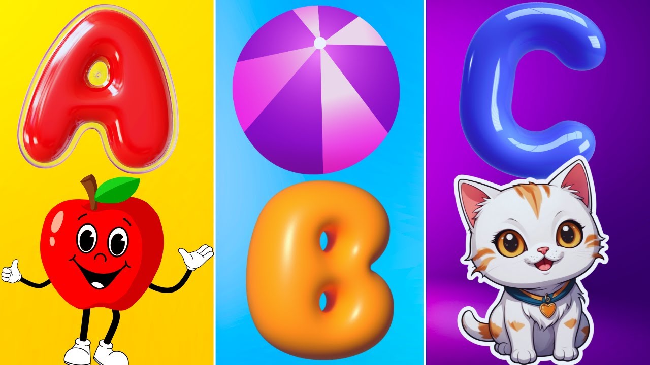 ABC Flashcards for Kids | Kids First Words & ABCD Alphabets for Kids by ...