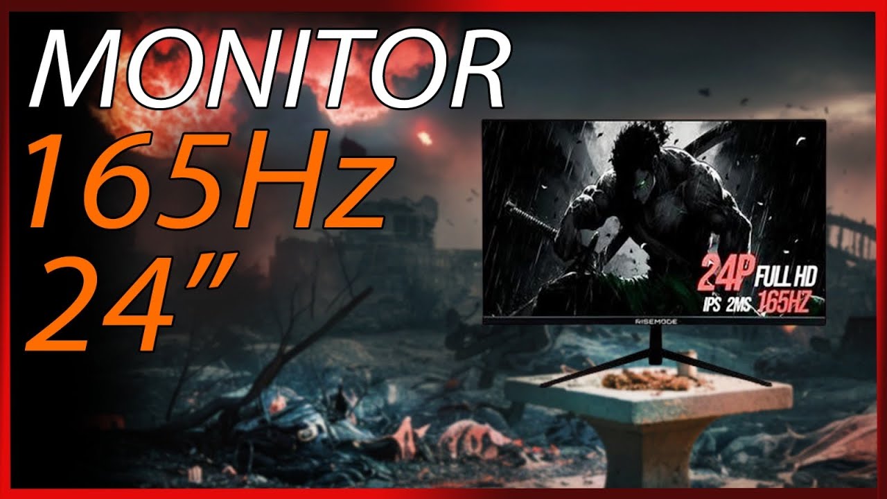 MONITOR GAMER - 24” Full HD 165hz - RISE MODE - RM-MOG-24F165FH-B - YouTube