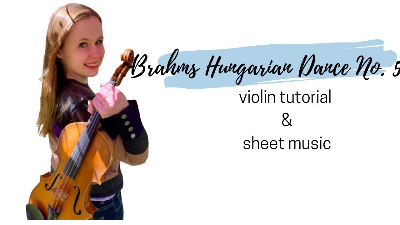 Brahms Hungarian Dance No. 5 Tutorial & Sheet Music - YouTube