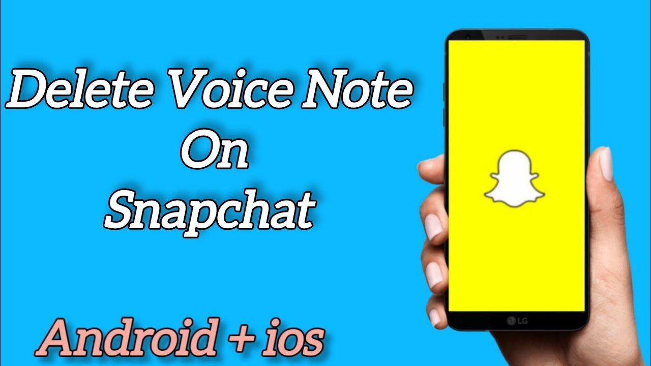 How To Delete Voice Note On Snapchat - YouTube