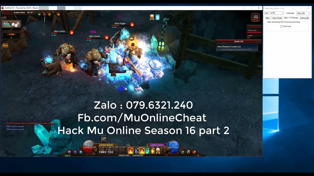 Hack Mu Online Season 16 Part 2 - YouTube