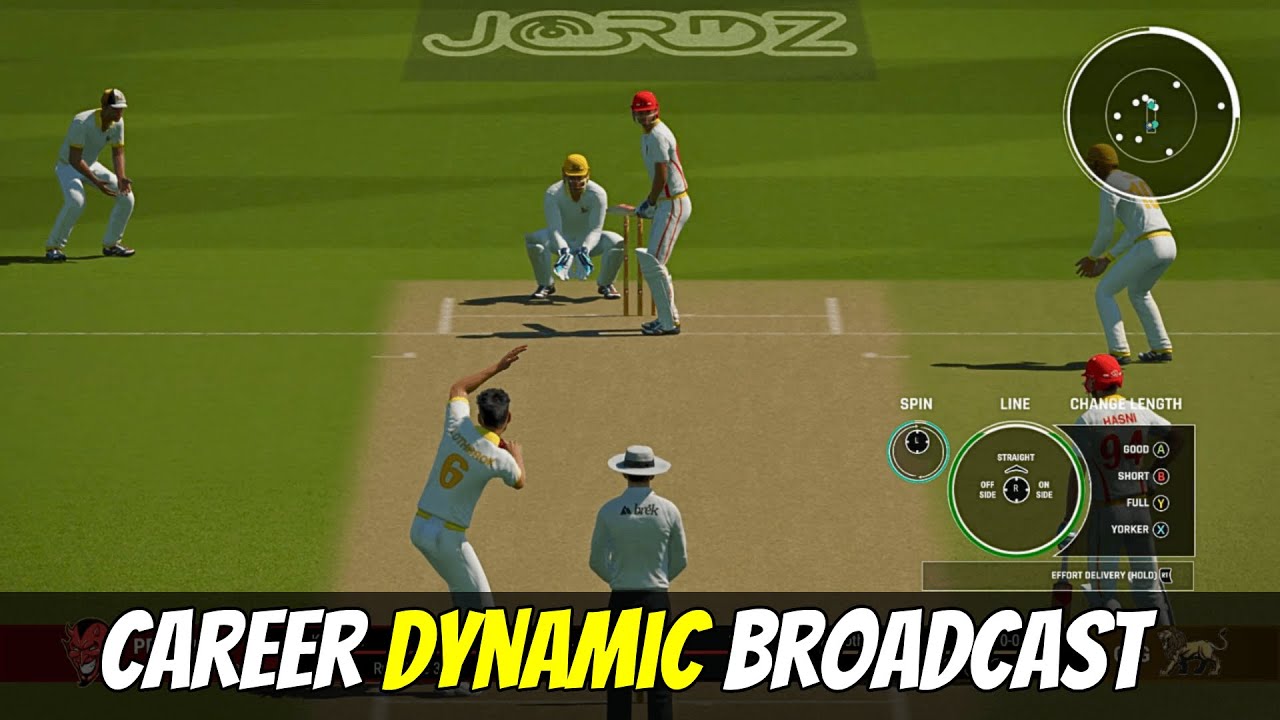 Career Mode Dynamic Broadcast Camera | CRICKET 24 - YouTube