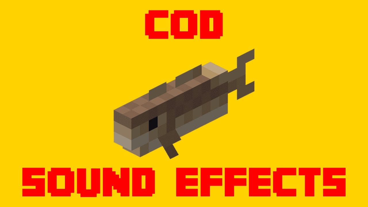 Minecraft Cod Sound Effects! - All Cod SFX For Editing! - YouTube