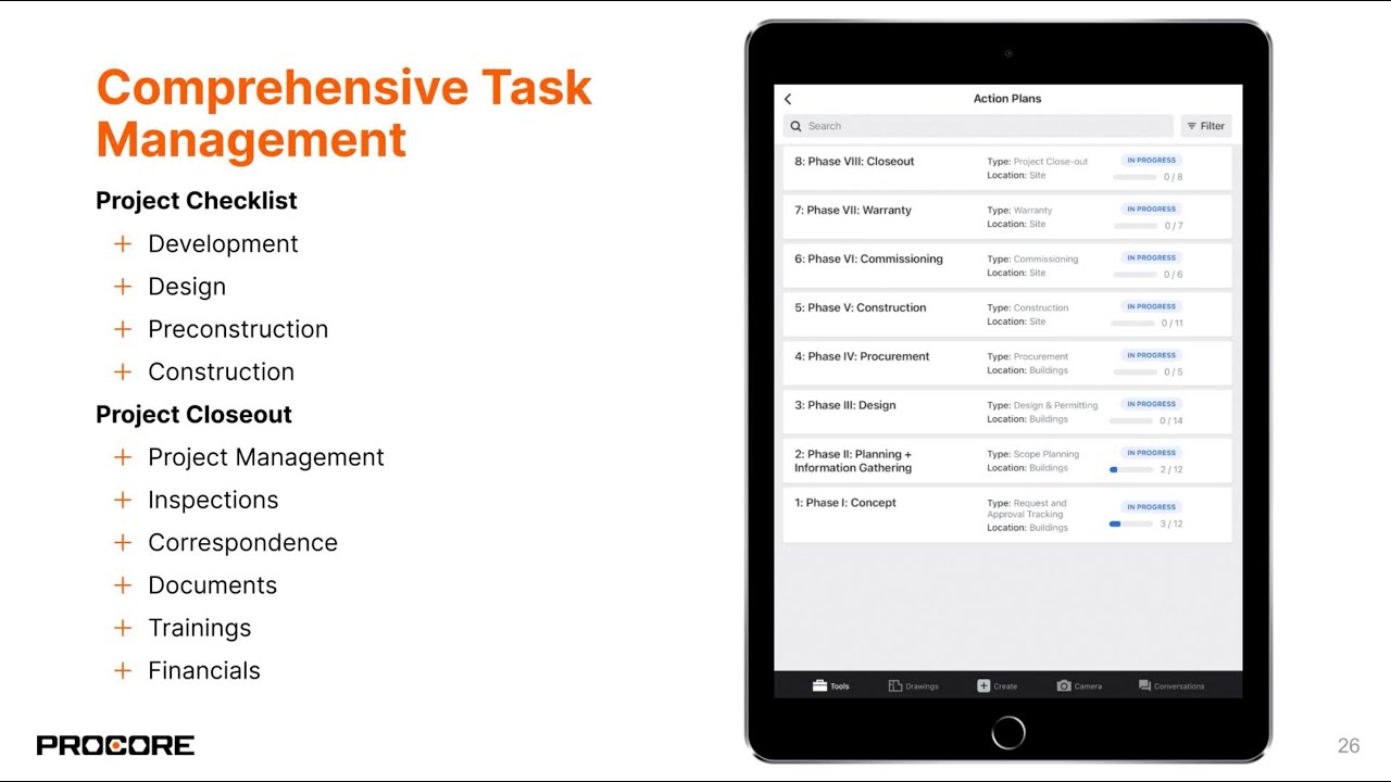 Procore Action Plans for Capital Planning - YouTube