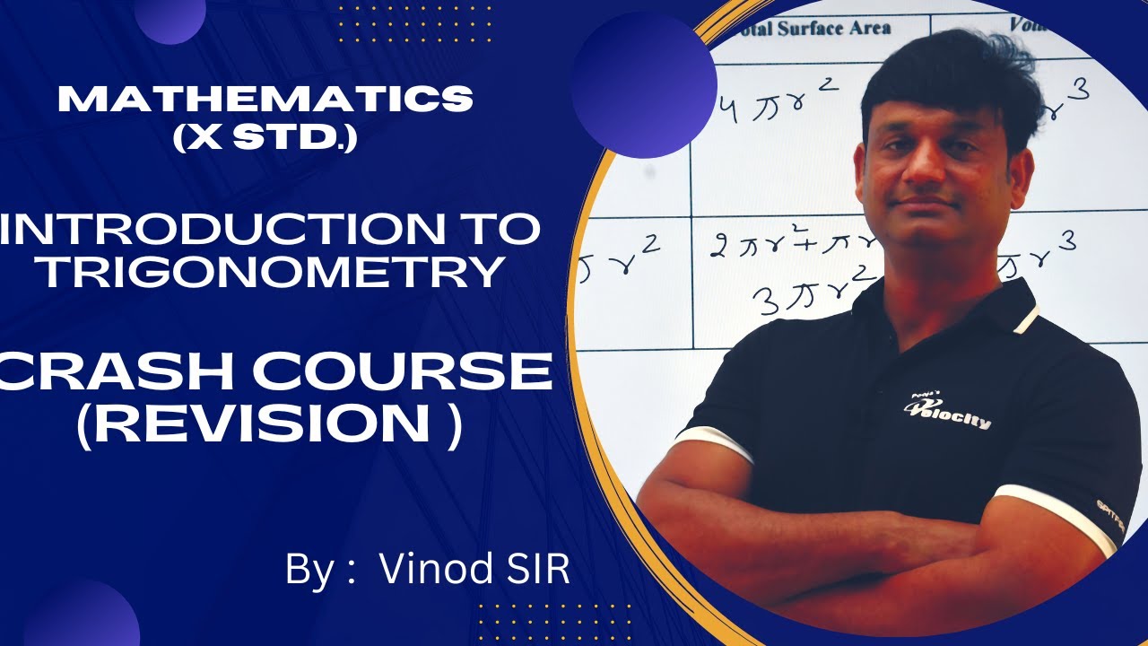 Trigonometry Ratios X Std (crash course) Revision for Boards ...