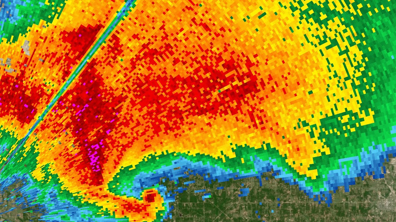 2013 Shawnee, Oklahoma Supercell Radar Loop - YouTube