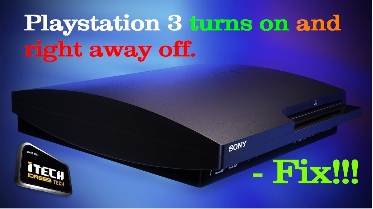 ps3 green light then turns off - Fixed - - YouTube