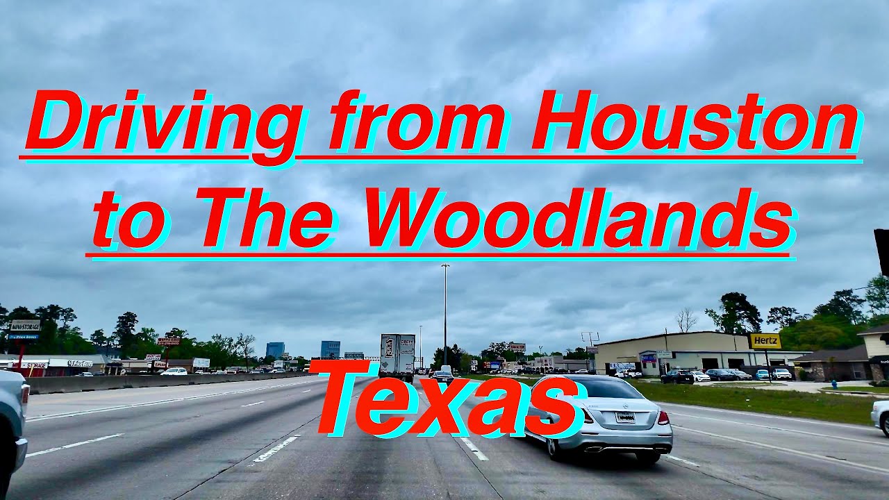 Spring Drive to The Woodlands: I-45's Bustling Scenery Through Houston ...