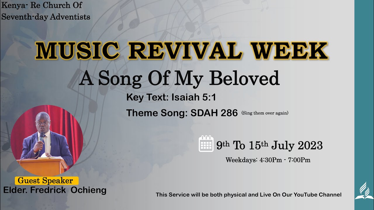 A Song Of My Beloved || Music Sabbath || Eld. Fredrick Ochieng || 15th ...