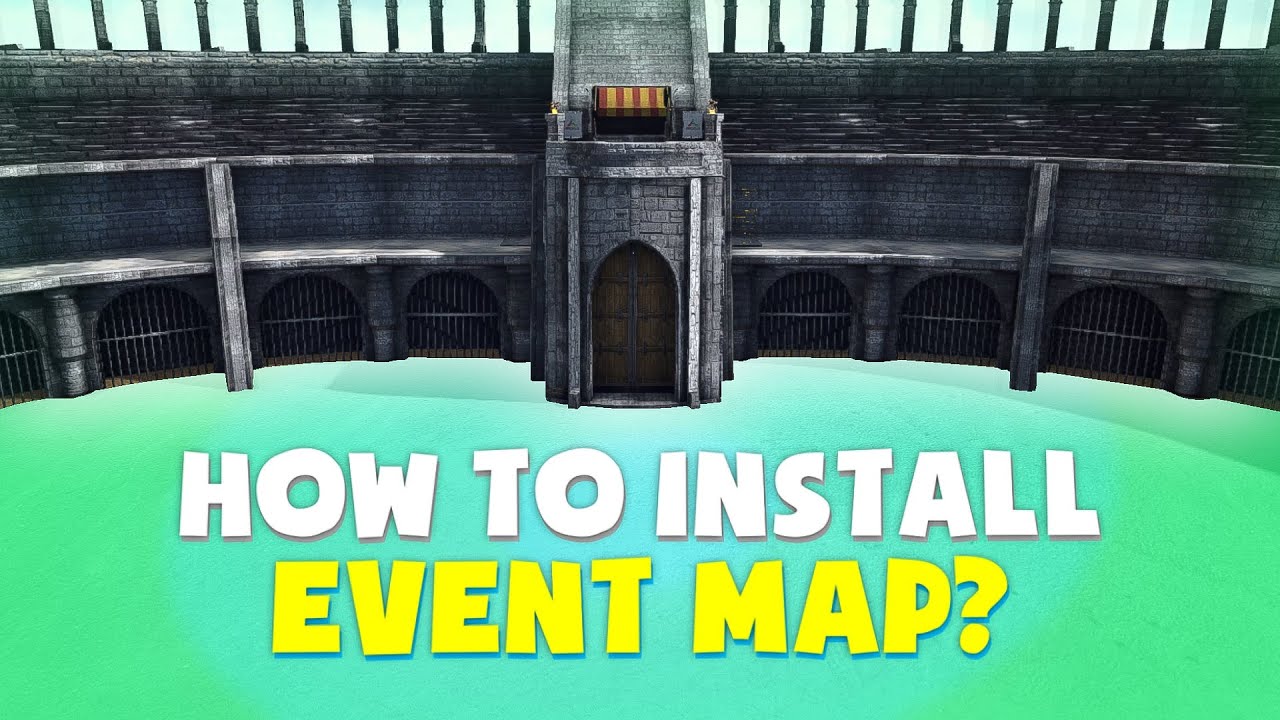 How to Install Event Map Mod in Ark Survival Evolved | Do Dino Battles ...