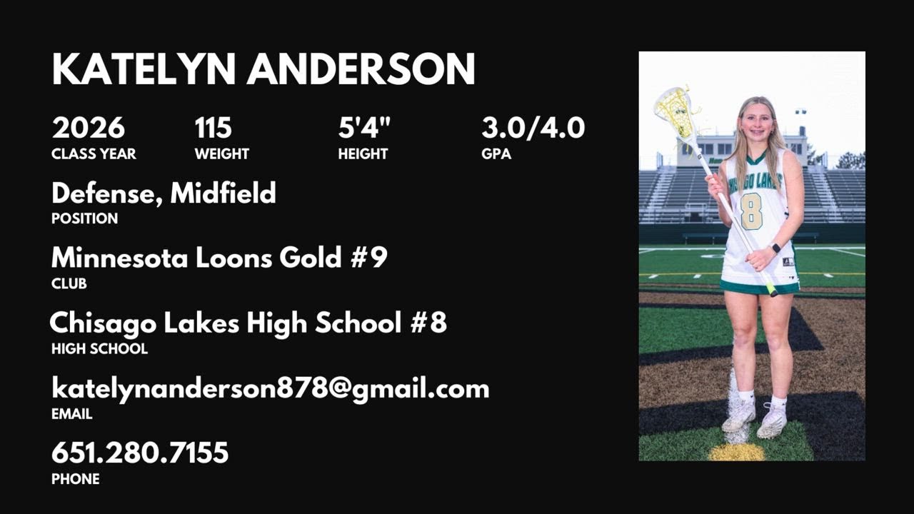 Katelyn Anderson, 2026, Defense/Midfield Highlight Reel - YouTube