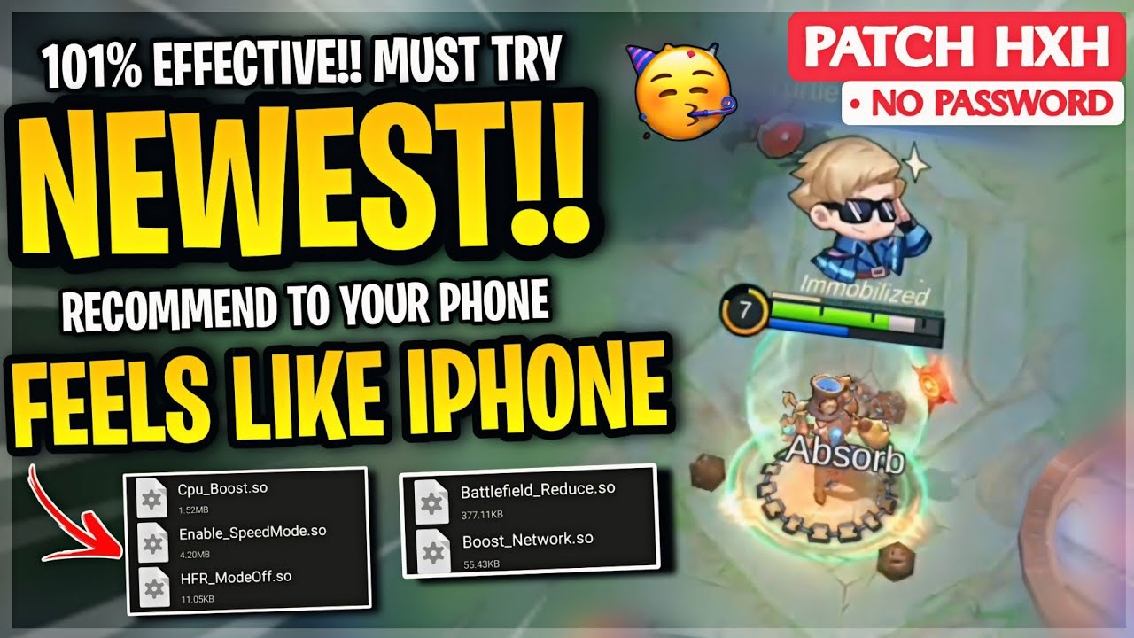 New! Feels Like iPhone & Fix Lags Config In Mobile Legends | Supported All Android - Patch HxH ...