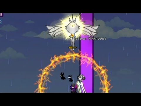 Fighting The Radiance In Terraria... - YouTube
