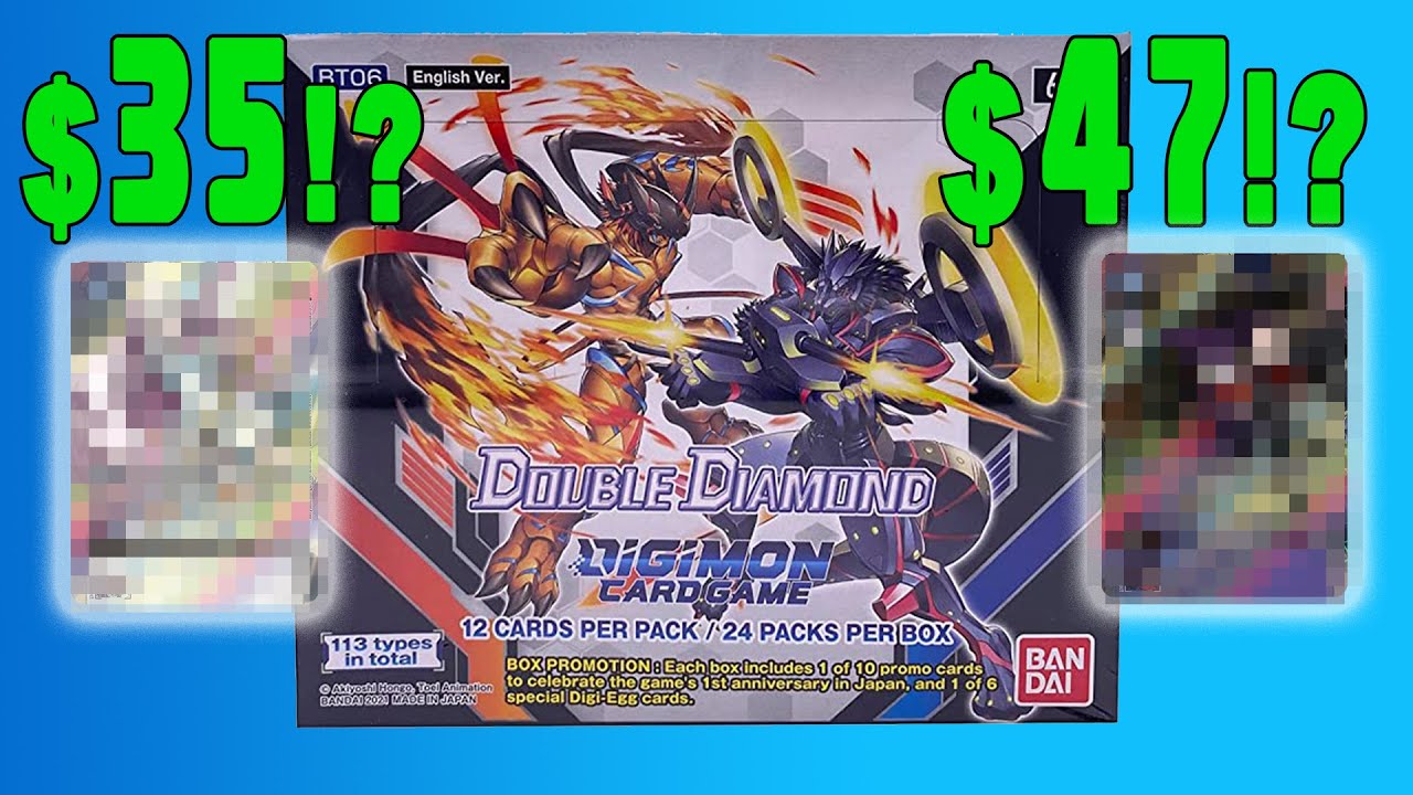 Full Digimon Double Diamond Booster Box Opening :D - YouTube